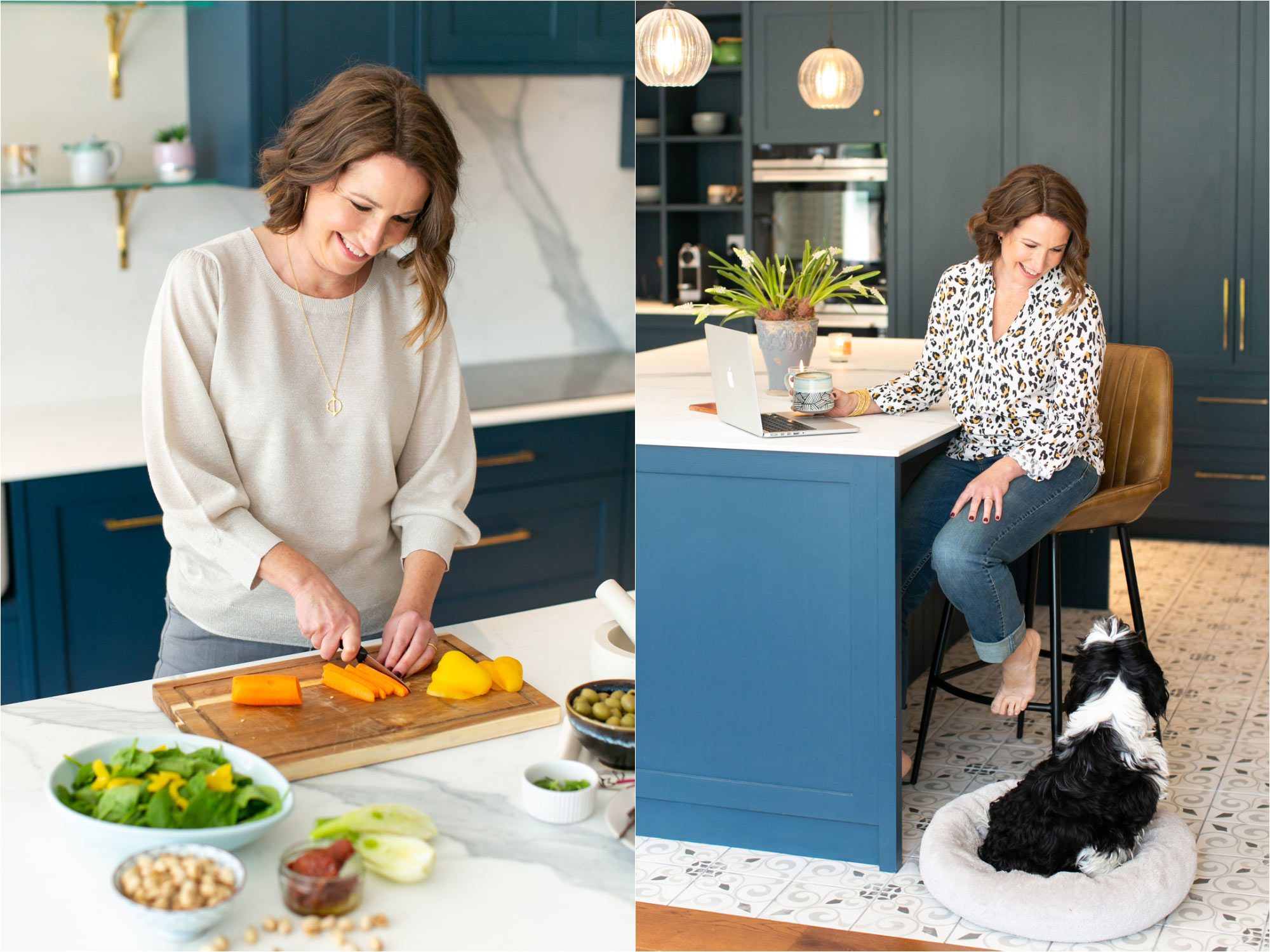 Branding photography for London nutritionists with style.